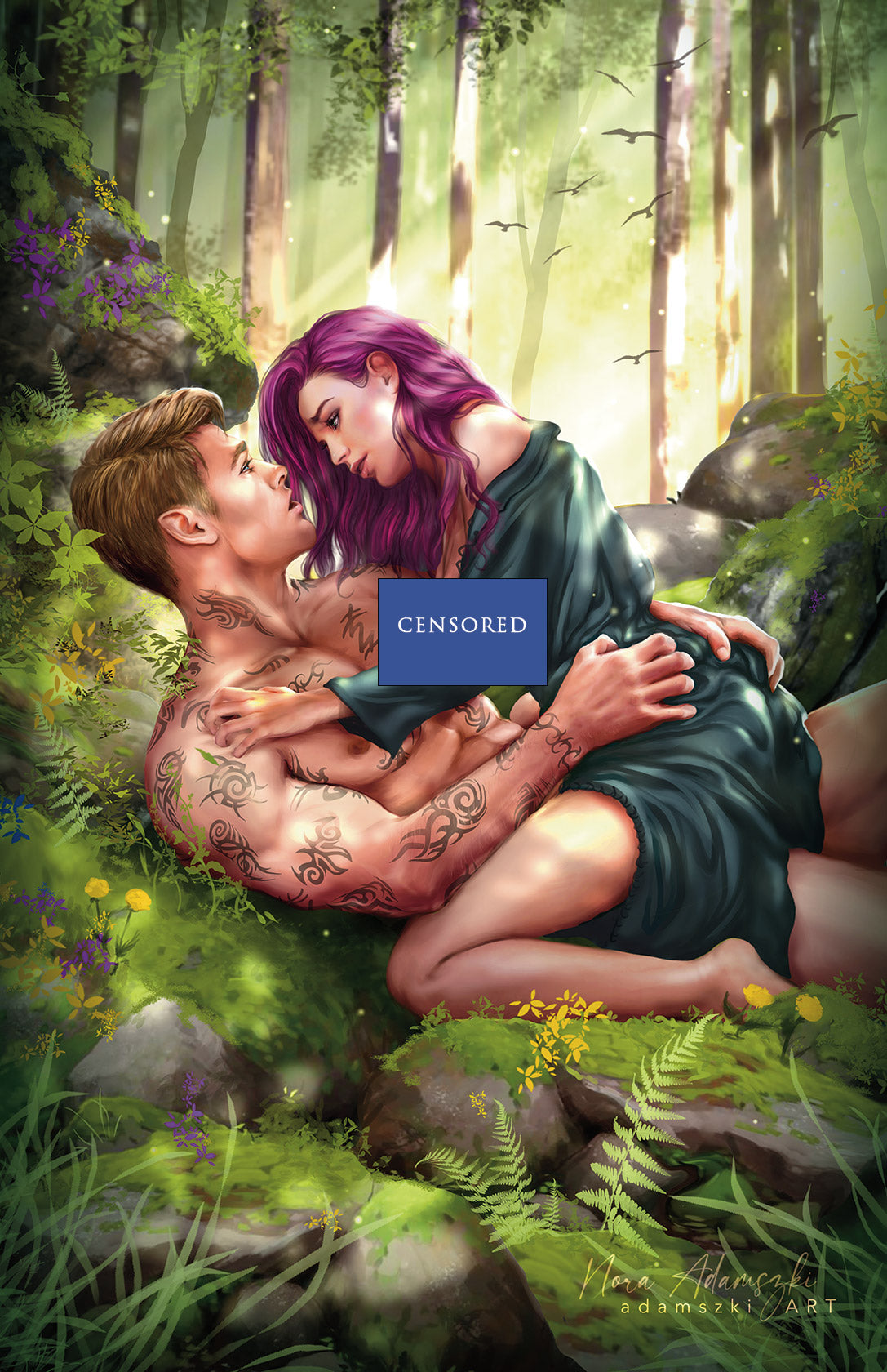 Bound to the Fae - Talia & Whitt NSFW Art – Eva Chase's Book Shop